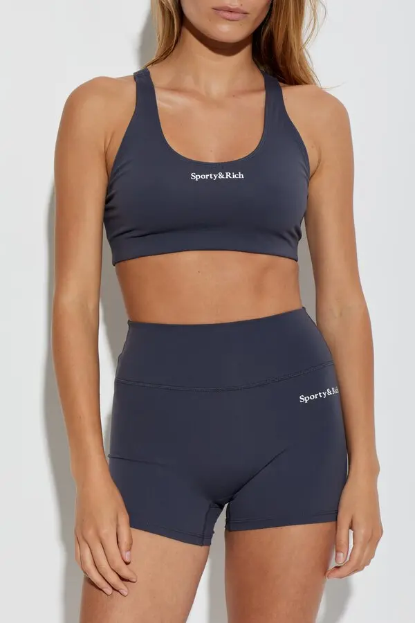Sporty & Rich Training Bra From The `yoga Retreat` Collection - Grey