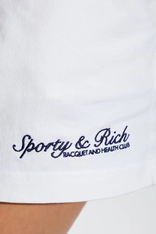 SPORTY & RICH Shorts With Logo