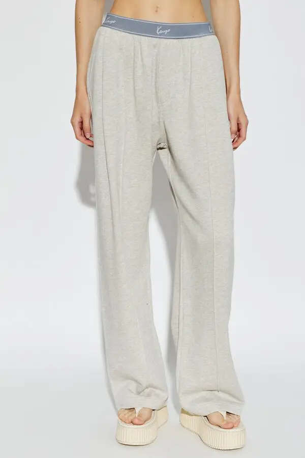 Kenzo Relaxed Fit Sweatpants With Stitching Detail