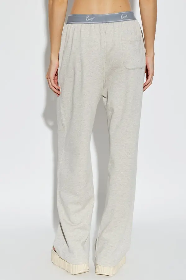 Kenzo Relaxed Fit Sweatpants With Stitching Detail