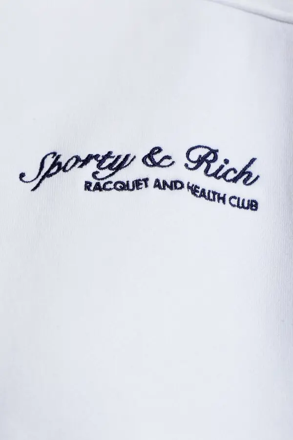 Sporty & Rich Beverly Hills Tennis Collection Sweatshirt - White