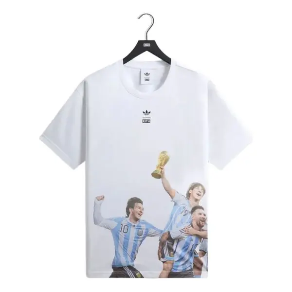 Kith X Messi For Adidas Football World Cup Graphic T-shirt - White