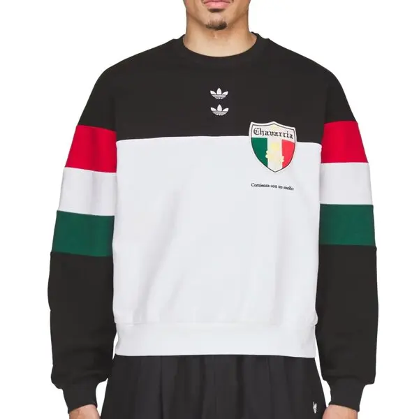 Adidas X Chavarria Fleece Crewneck Sweatshirt Asia Sizing - Black
