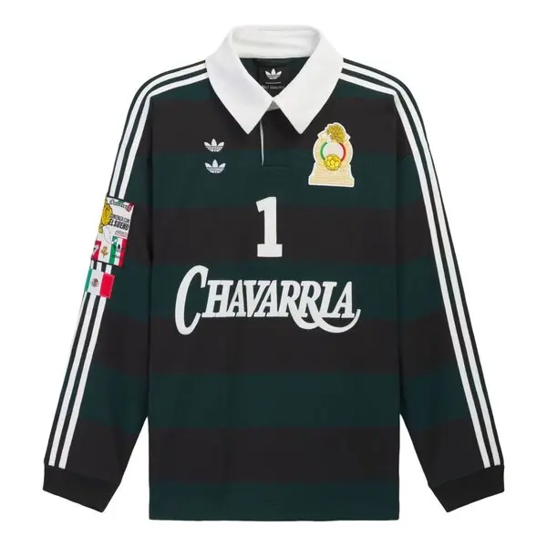 Adidas X Chavarria Long Sleeve Rugby Shirt - Black