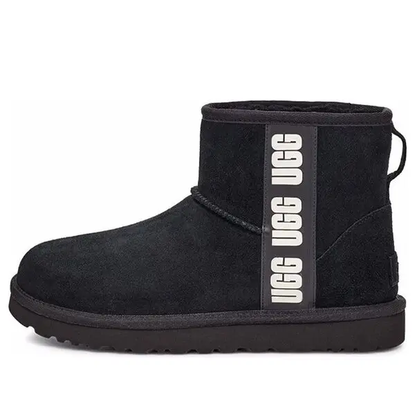 UGG Mini Side Logo Boot - Black