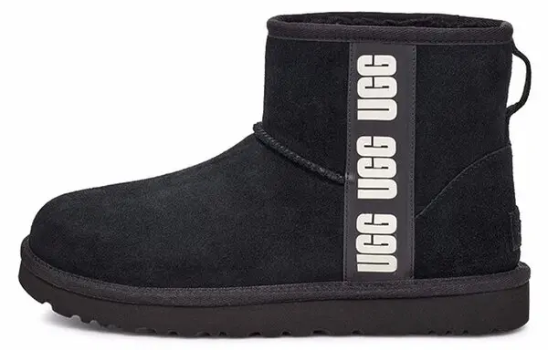 UGG Mini Side Logo Boot - Black