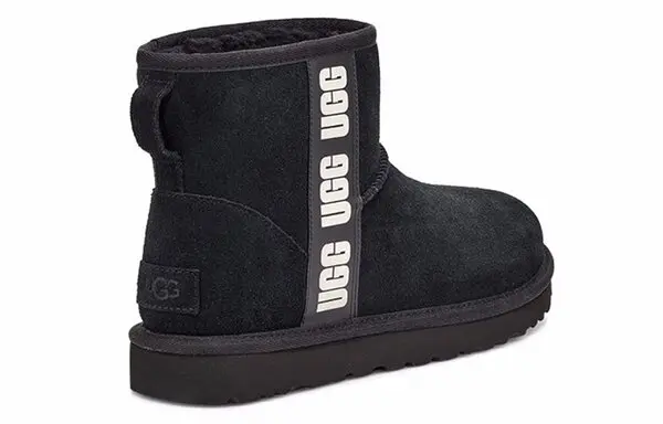 UGG Mini Side Logo Boot - Black