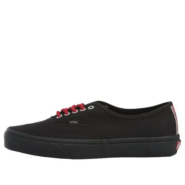 VANS Authentic Low-top Sneakers - Black/red