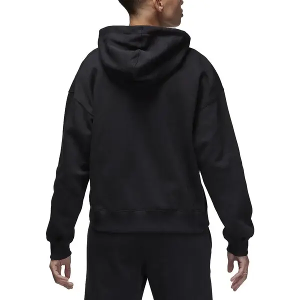 JORDAN Brooklyn Fleece Full-zip Hoodie - Black/white