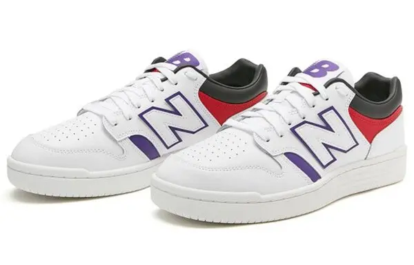 NEW BALANCE 480 Low Top Sneakers - White/blue/black