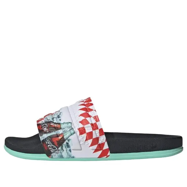 Adidas X Coca Cola Adilette Og Cf Slides - Core Black/cloud White/none
