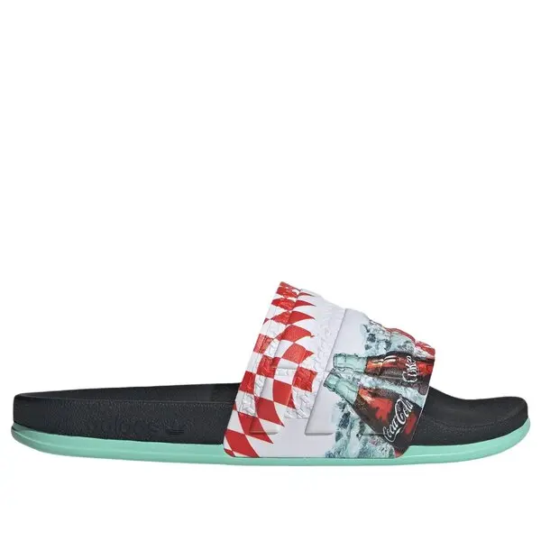 Adidas X Coca Cola Adilette Og Cf Slides - Core Black/cloud White/none