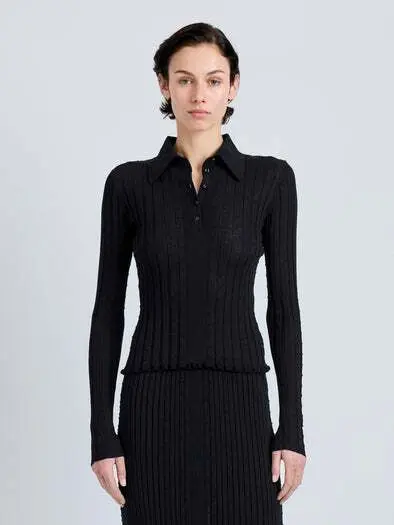 Proenza Schouler Monet Top - Black