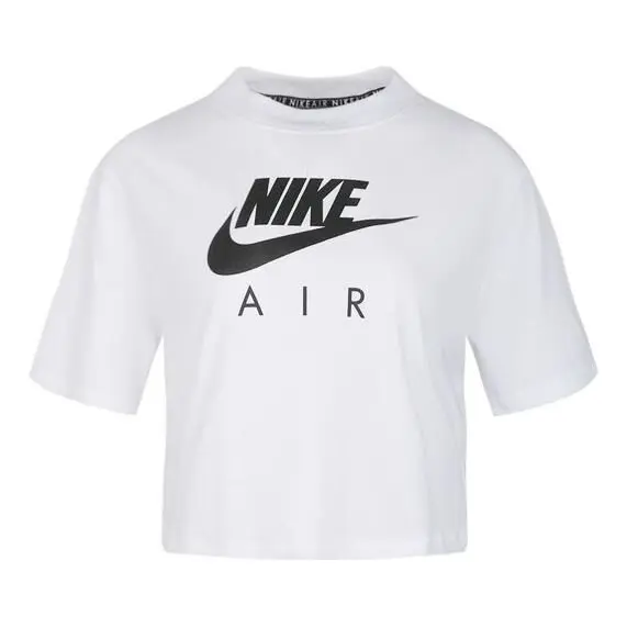 Nike Cropped T-shirt With Round Neck - White
