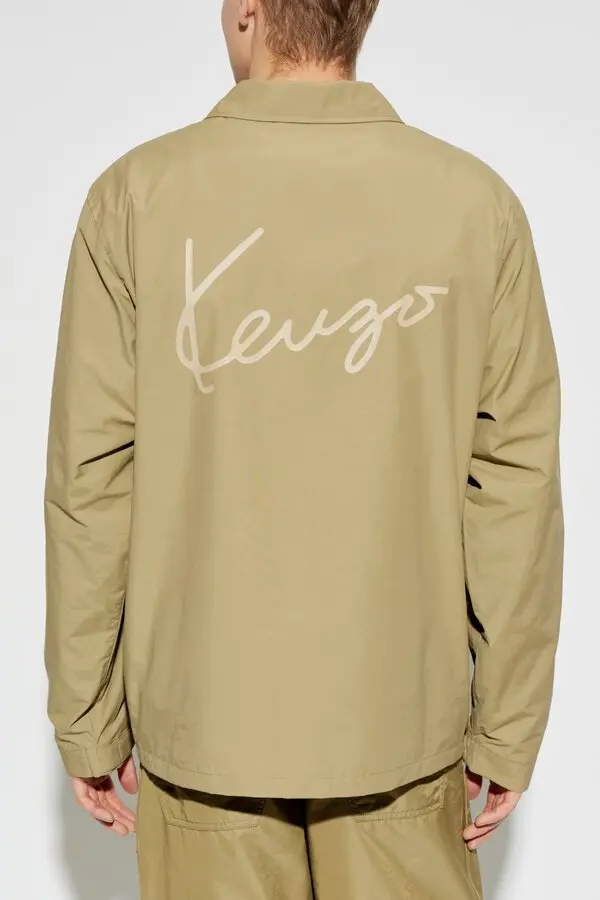 Kenzo Lightweight Jacket With Embroidered Logo