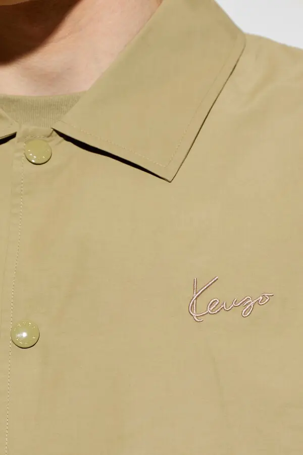 Kenzo Lightweight Jacket With Embroidered Logo