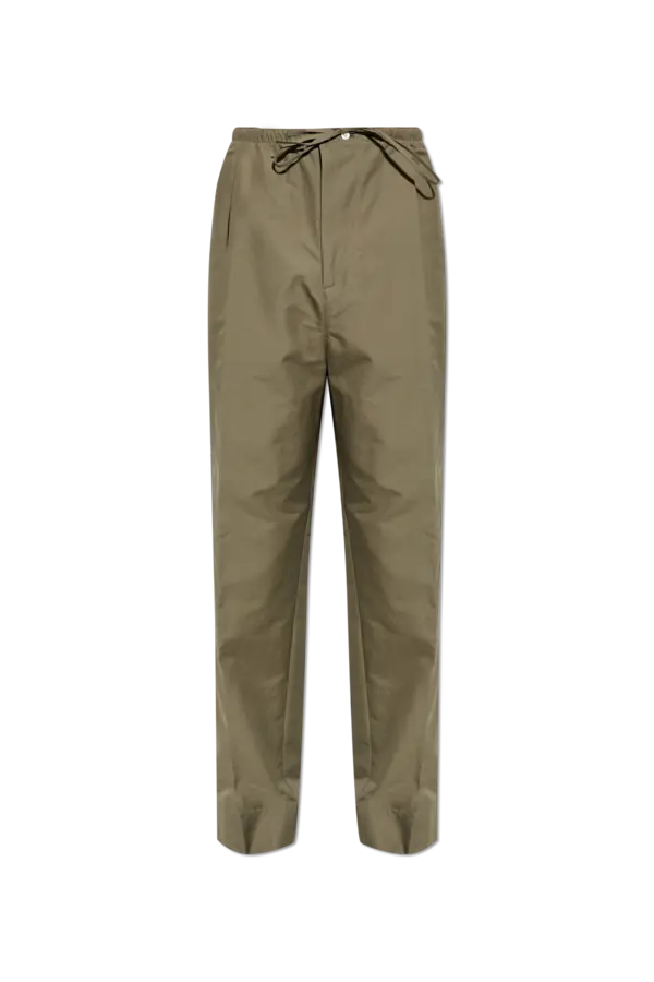 Bottega Veneta Wide-leg Pants - Green