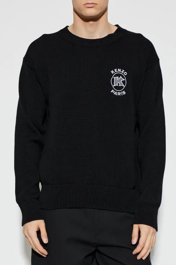 Kenzo Embroidered Logo Crewneck Sweater