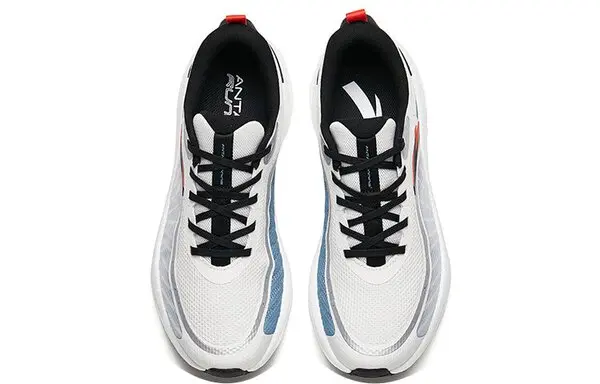 ANTA Mars Foam Running Shoes - Ivory/grayblue/black
