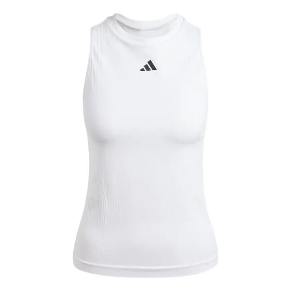 Adidas Pro Aeroready Seamless Y-tank - Whitre