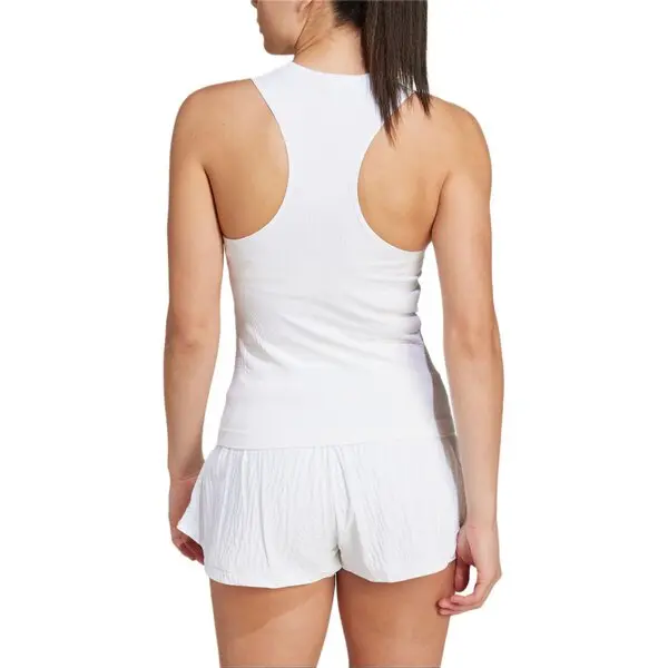 Adidas Pro Aeroready Seamless Y-tank - Whitre