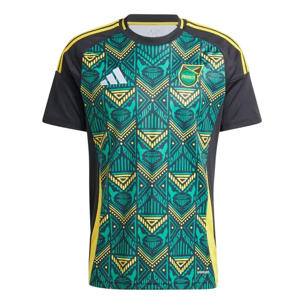 Adidas Jamaica 24 Away Soccer Jersey - Green/black