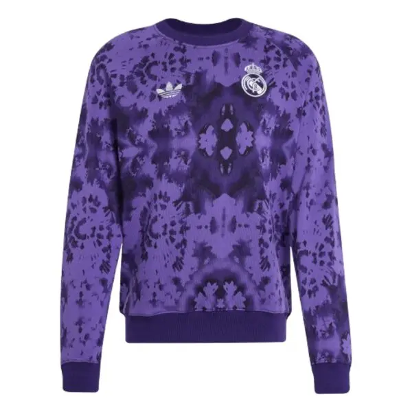 Adidas Real Madrid Cny Crew Sweatshirt - Purple