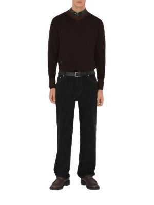Burberry Check Leather Belt