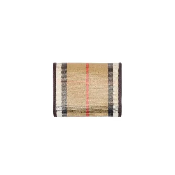 Burberry 25 Highlands Compact Wallet - Sand