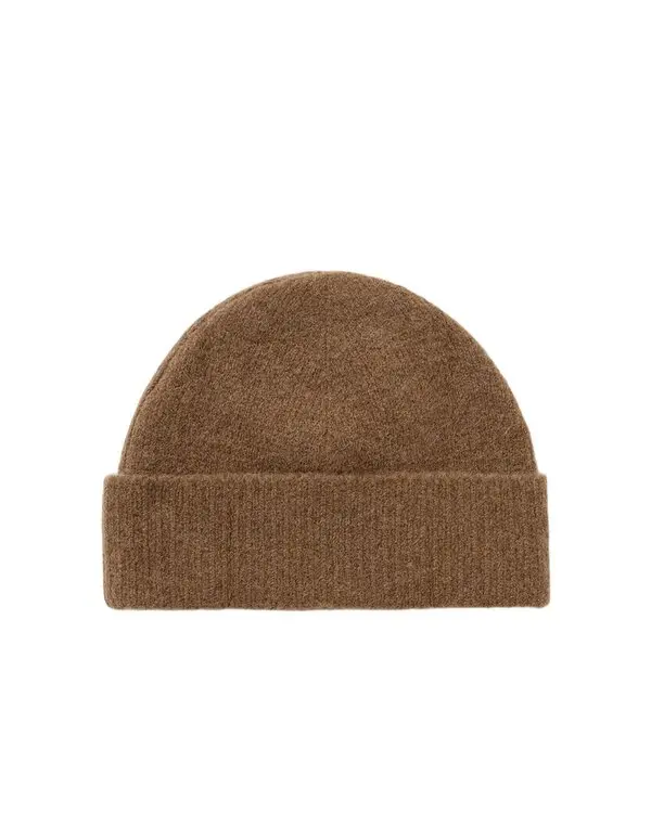 AMI Paris De Coeur Beanie - Brown