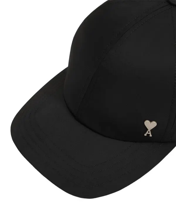 AMI Paris Nylon De Coeur Stud Cap