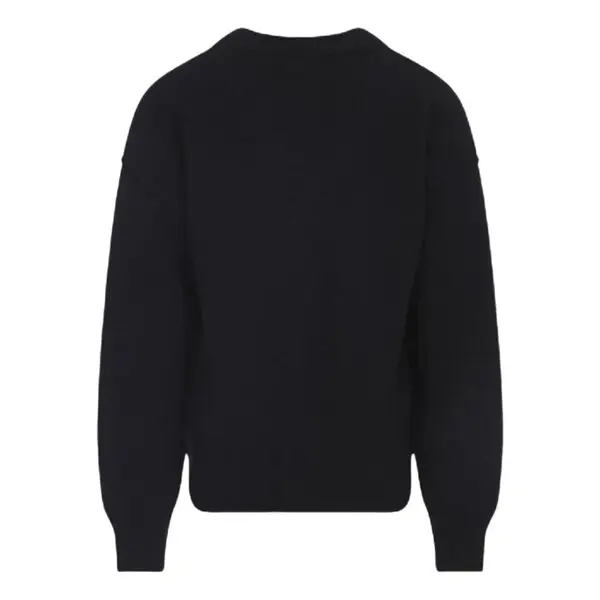 AMI Paris Small Heart Logo Ribbed Crewneck