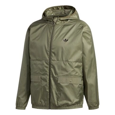 Adidas Originals Athleisure Zip-up Hooded Jacket - Green
