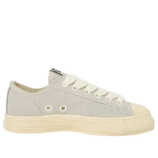 Mihara Yasuhiro Roy Past Sole" Canvas Low Top Sneakers - Grey