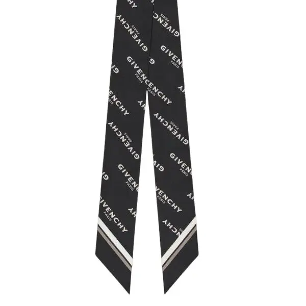 Givenchy Shadow Bicolor Silk Bandeau