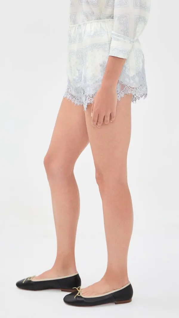 BAILEY ROSE Lace Mini Shorts