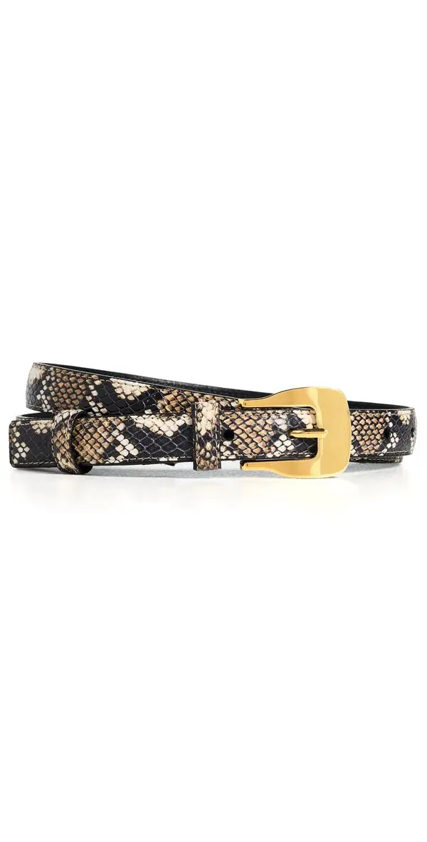 Altuzarra Square Buckle Belt - Python Macchia
