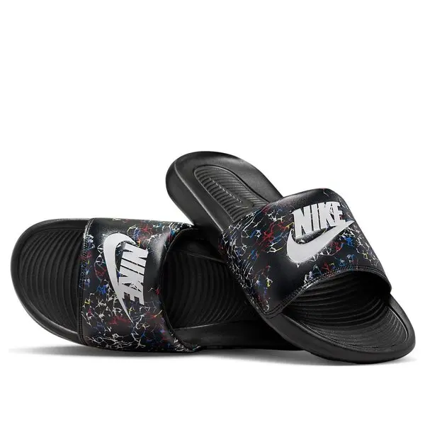 Nike Victori One Printed Slides - Black