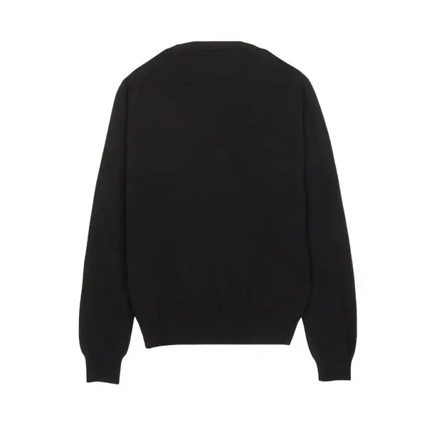 Play Comme Des Garcon X Invader Double Pixel Heart Knitwear - Black