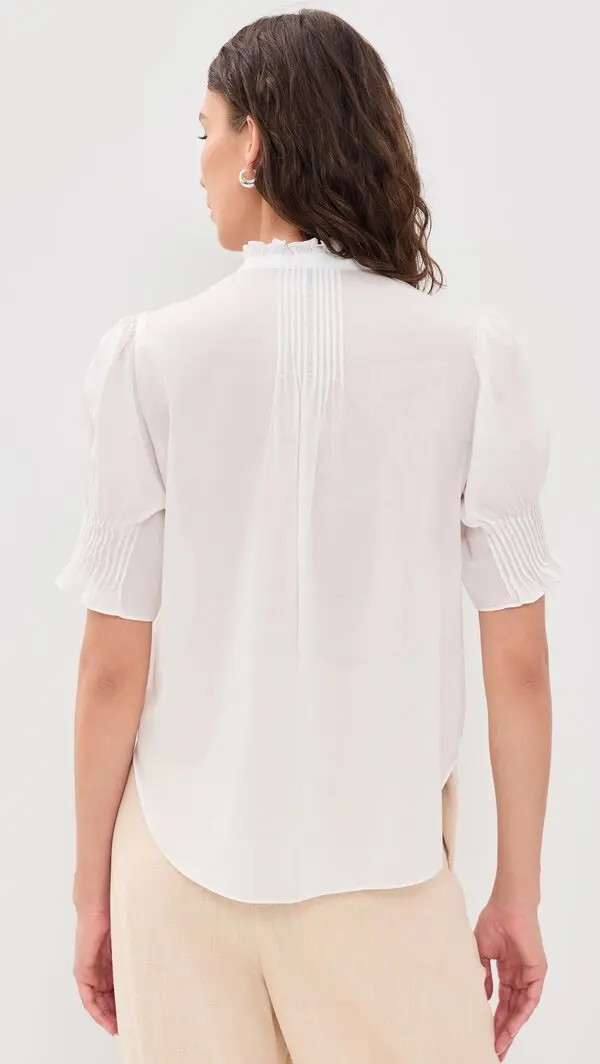 Rag & Bone Dakota Button Down Shirt - Bone