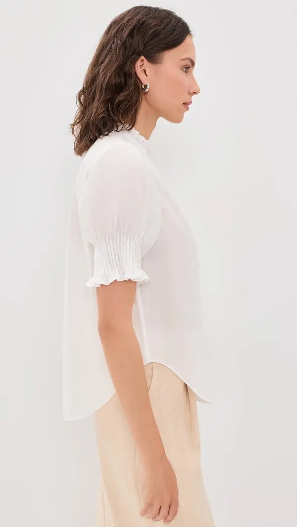 Rag & Bone Dakota Button Down Shirt - Bone