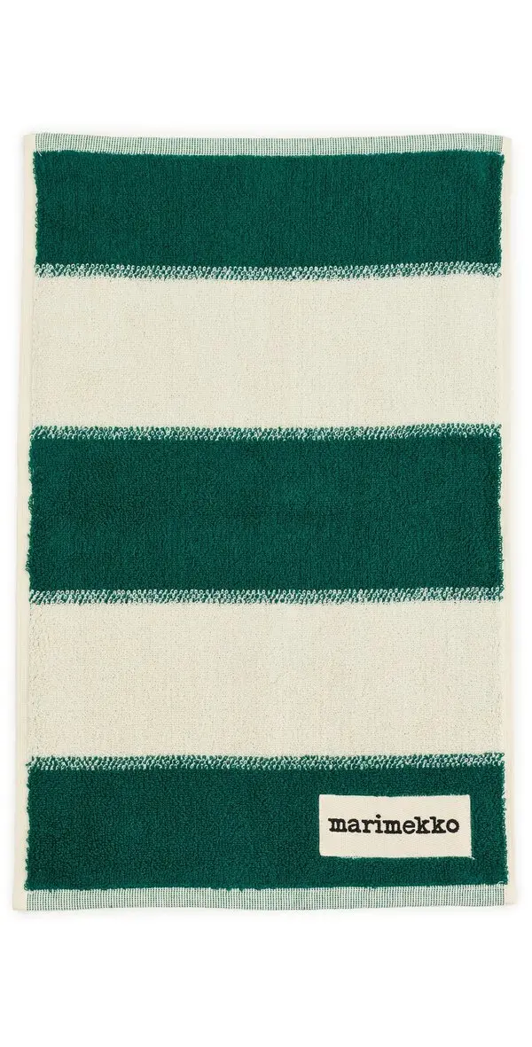 Marimekko Galleria Guest Towel Striped Terry Cloth