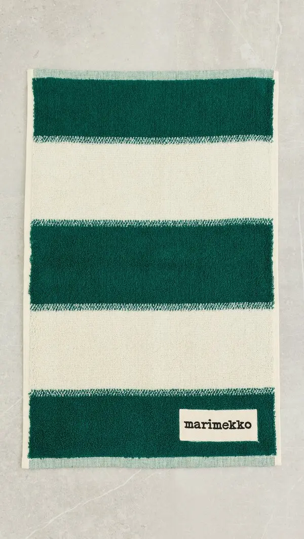 Marimekko Galleria Guest Towel Striped Terry Cloth
