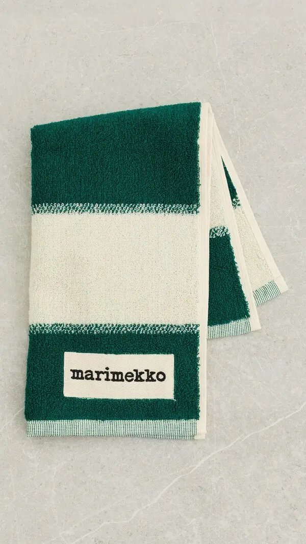 Marimekko Galleria Guest Towel Striped Terry Cloth