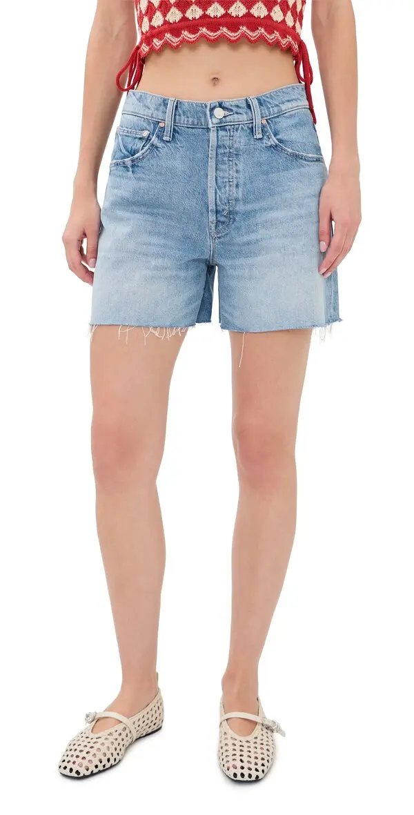 MOTHER The Extra Mile Fray Shorts - Head Rush
