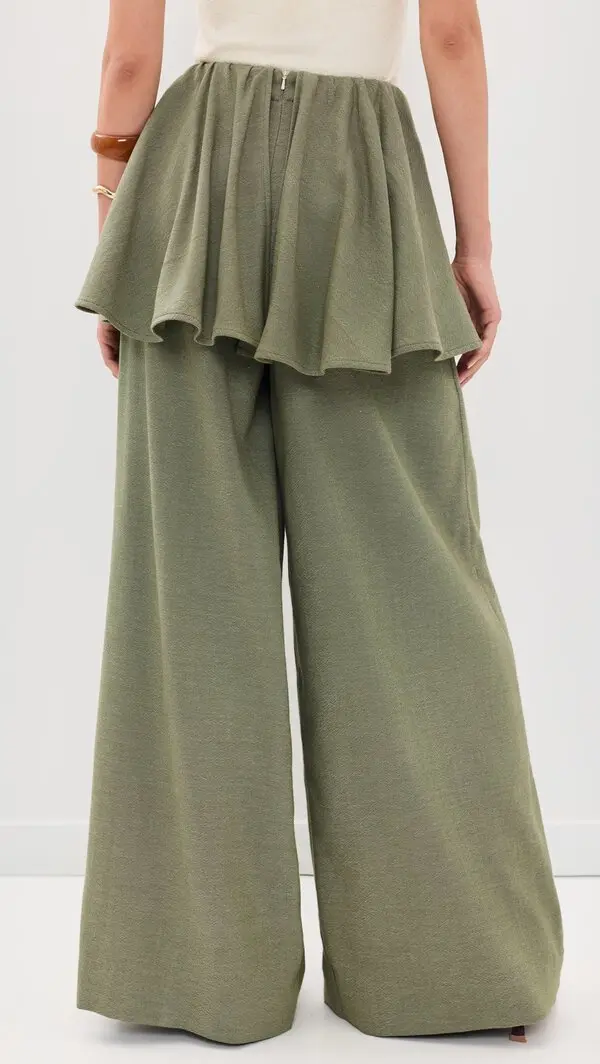 MARRAKSHI LIFE Peplum Wide Leg Pants