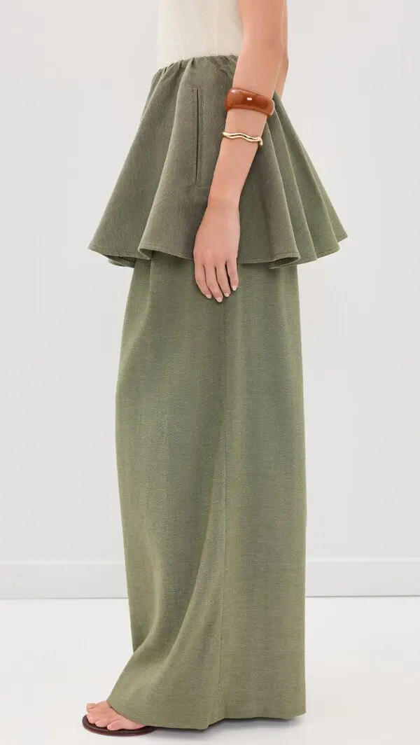 MARRAKSHI LIFE Peplum Wide Leg Pants