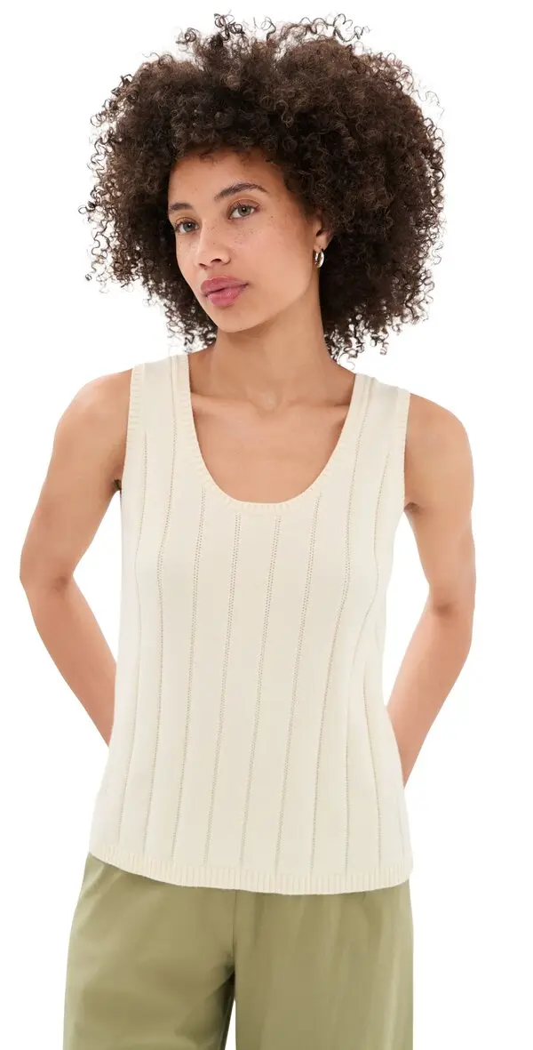 Varley Ayaka Wide Rib Tank - Pristine