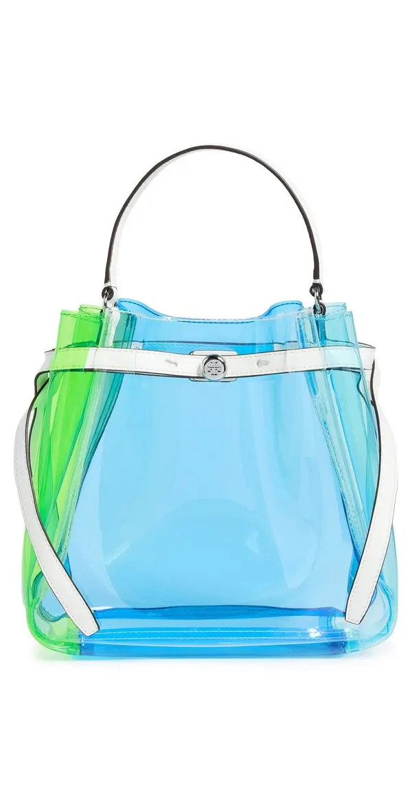 Tory Burch Romy Colorblock Jelly Bucket Bag