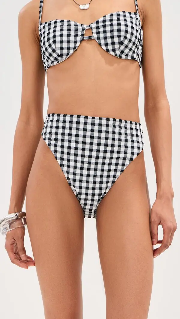 LE BOP High Waisted Bikini Bottoms